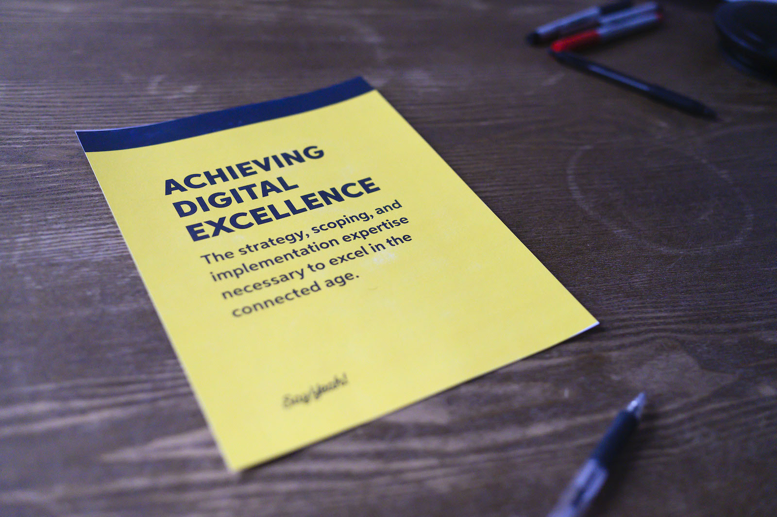 Achieving Digital Excellence. A free PDF for digital teams and leaders.