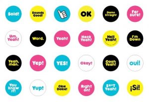 24 different ways to say yeah: we made many buttons